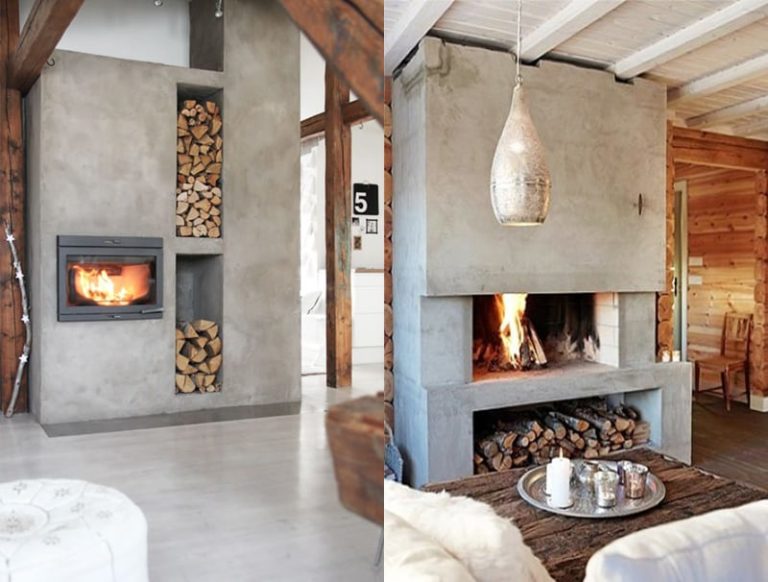 20 Beautiful Living Rooms Incorporating Concrete