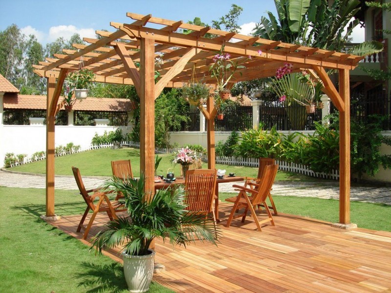 20 Beautiful Wood Patio Ideas